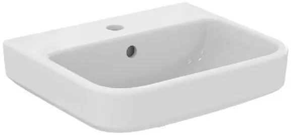 Ideal Standard i.Life B - Umyvadlo 45x38 cm, s přepadem, otvor pro baterii, SmartGuard, bílá T4610HY