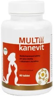 VELE, spol. s r.o. - různá zastoupení MULTIkanevit tablety pro psy a kočky 80tbl