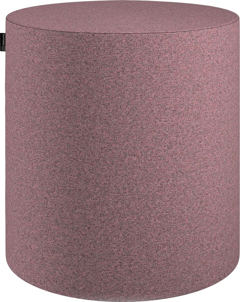 Sedák Barrel- válec pevný barva růžová látka pletený vzor