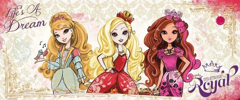 Postershop Fototapeta: Mattel Ever After High (3) - 104x250 cm