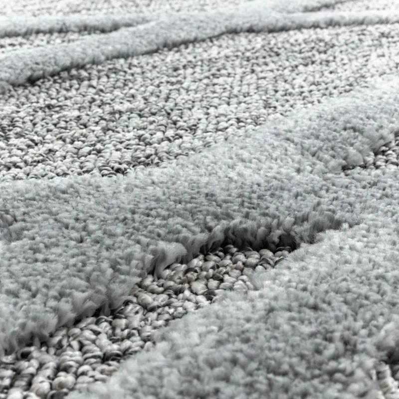 Ayyildiz koberce Kusový koberec Pisa 4706 Grey kruh - 120x120 (průměr) kruh cm