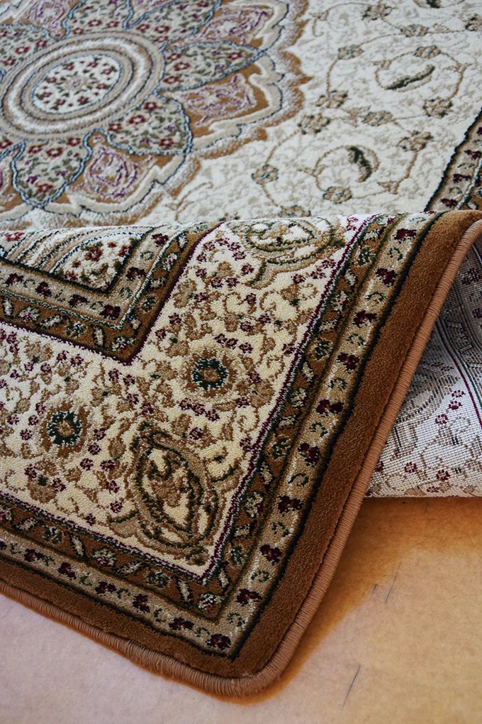 BE Koberec Anatolia 5328 CREAM - krémový obdélníkový Rozměr: 70x100 cm