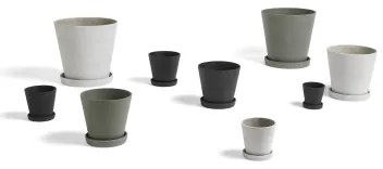 Květináč Flowerpot s podmiskou Grey XL HAY