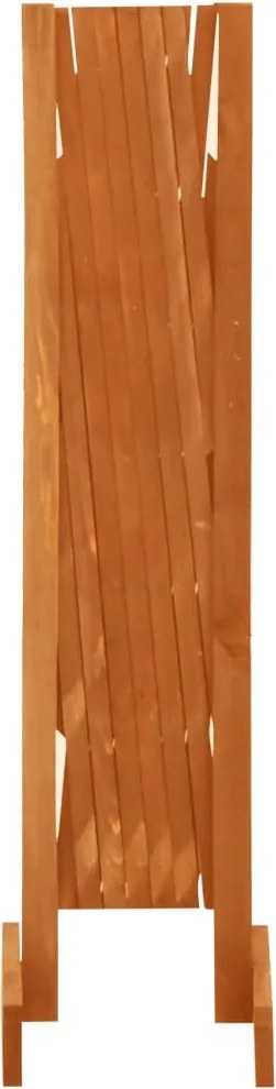 Zahradní trelážový plot oranžový 120 x 90 cm masivní jedle 314824
