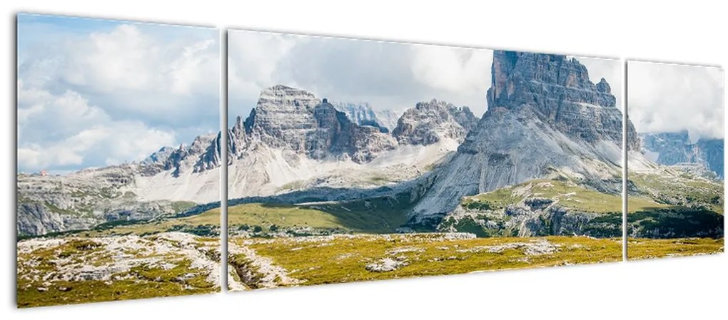 Obraz - Italské Dolomity (170x50 cm)