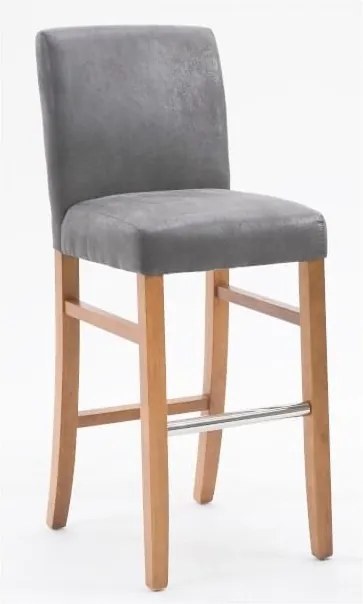 INV Barová židlička BROMWICH šedá