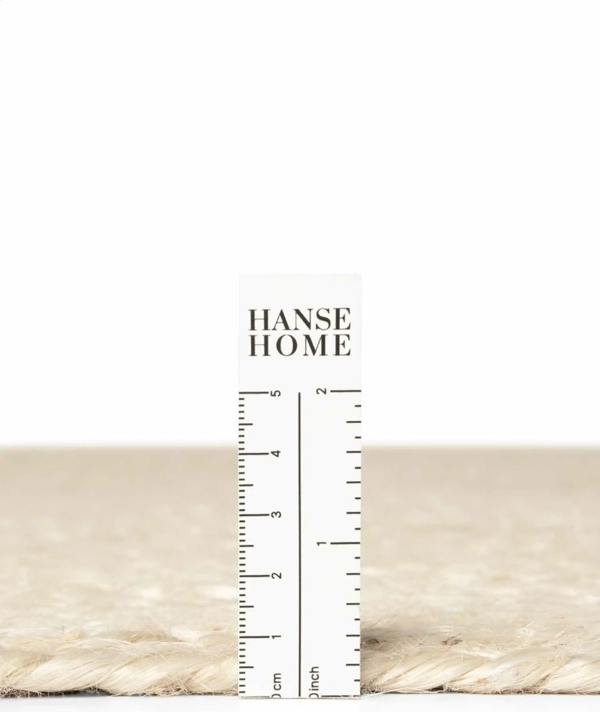 Hanse Home, Kusový koberec Jute Braided 106007 Ivory ovál, 160x230 ovál, béžová, chodba / předsíň