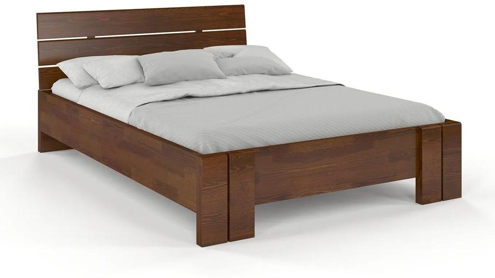 Prodloužená postel s úložným prostorem Arhus - borovice   , Borovice přírodní, 140x220 cm