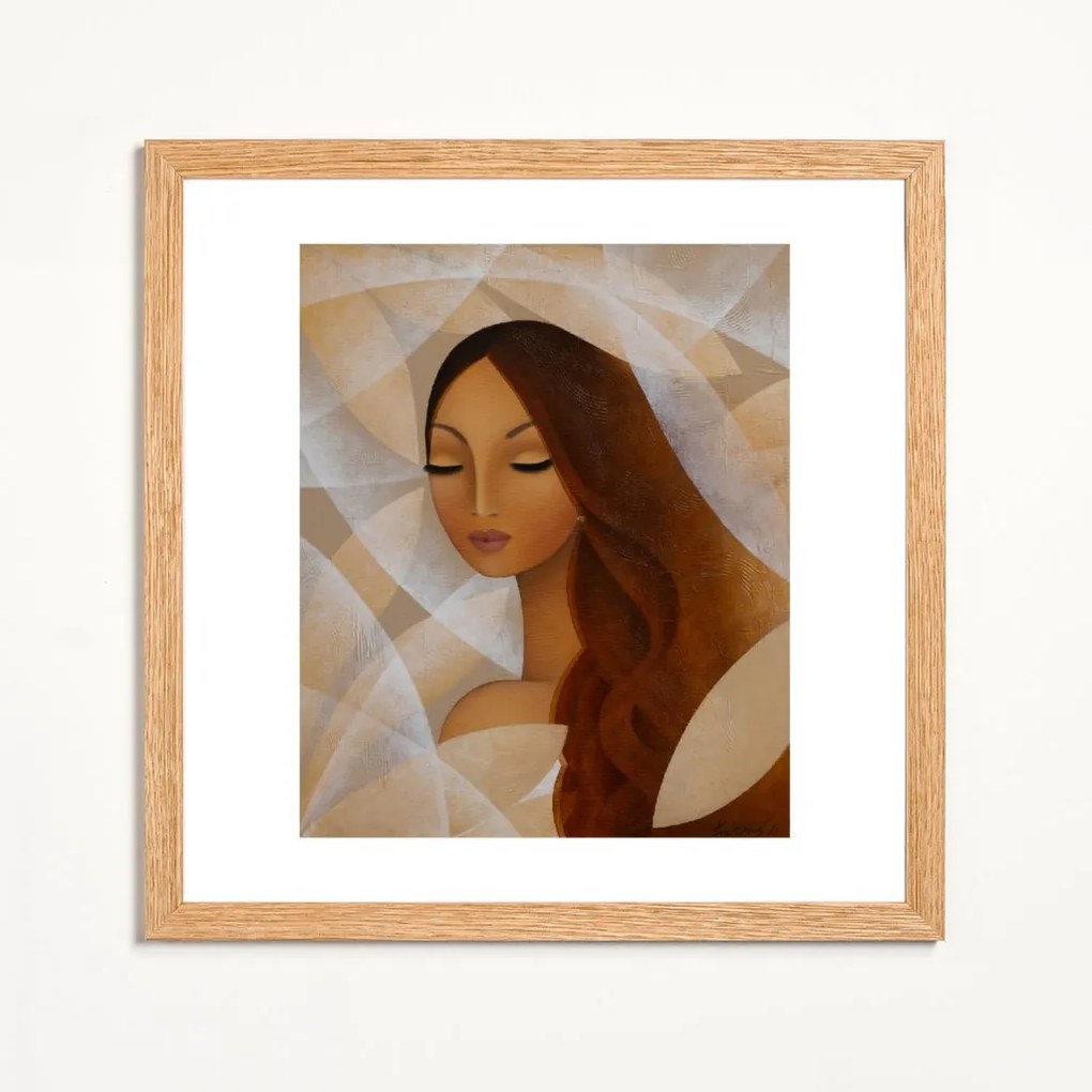 Veronika Švédová | Ukrytá Rám: Černý, Velikost: 60 x 60 cm