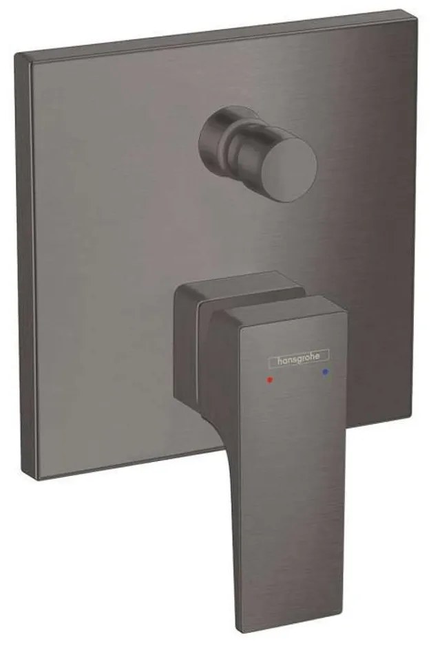 Hansgrohe Metropol - Vanová baterie pod omítku, kartáčovaný černý chrom 32545340