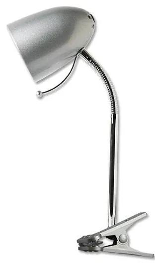 Aigostar Aigostar - Stolní lampa s klipem 1xE27/36W/230V stříbrná/chrom AI0352