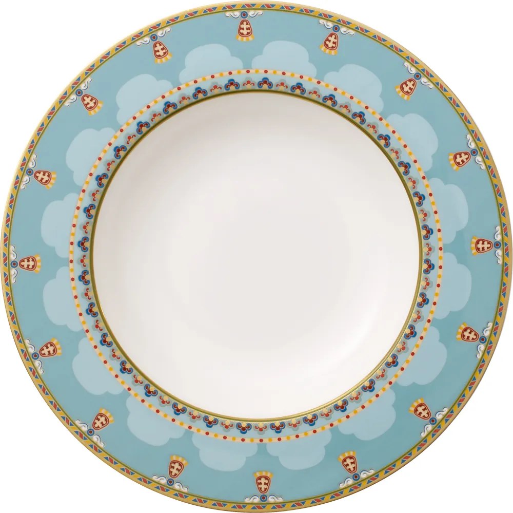 Villeroy&Boch Villeroy & Boch Samarkand Aquamarin hluboký talíř, 24,8 cm, 200 ml
