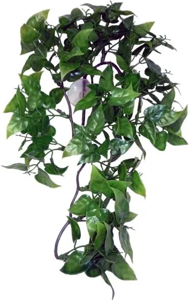 Dekorace umělá rostlina - popínavá Philodendron Komodo 30cm