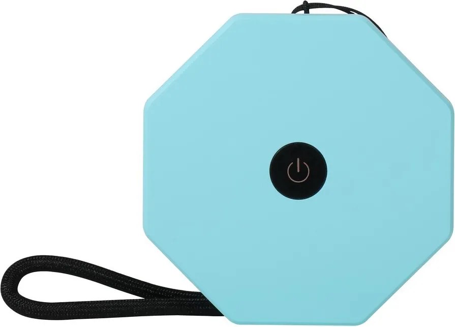 Bílá/tyrkysová přenosná světelná dekorace na USB ø 8 cm Twist – Gingko