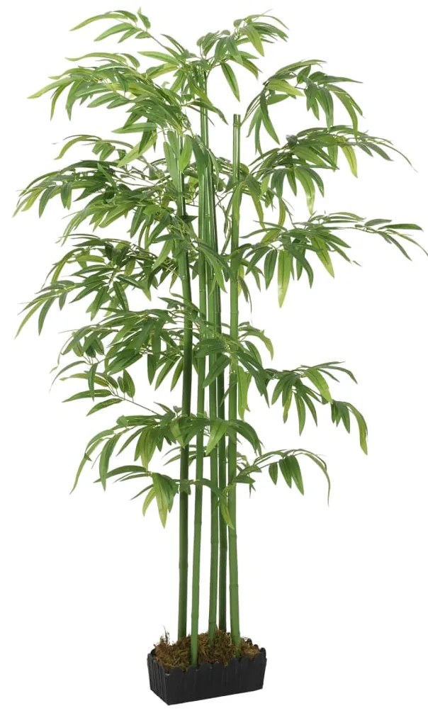 Umělý bambus 384 listů 120 cm zelený