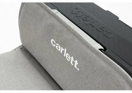 Carlett Senior Comfort nákupní taška na kolečkách, brzda, sedák, světle šedá, 29L