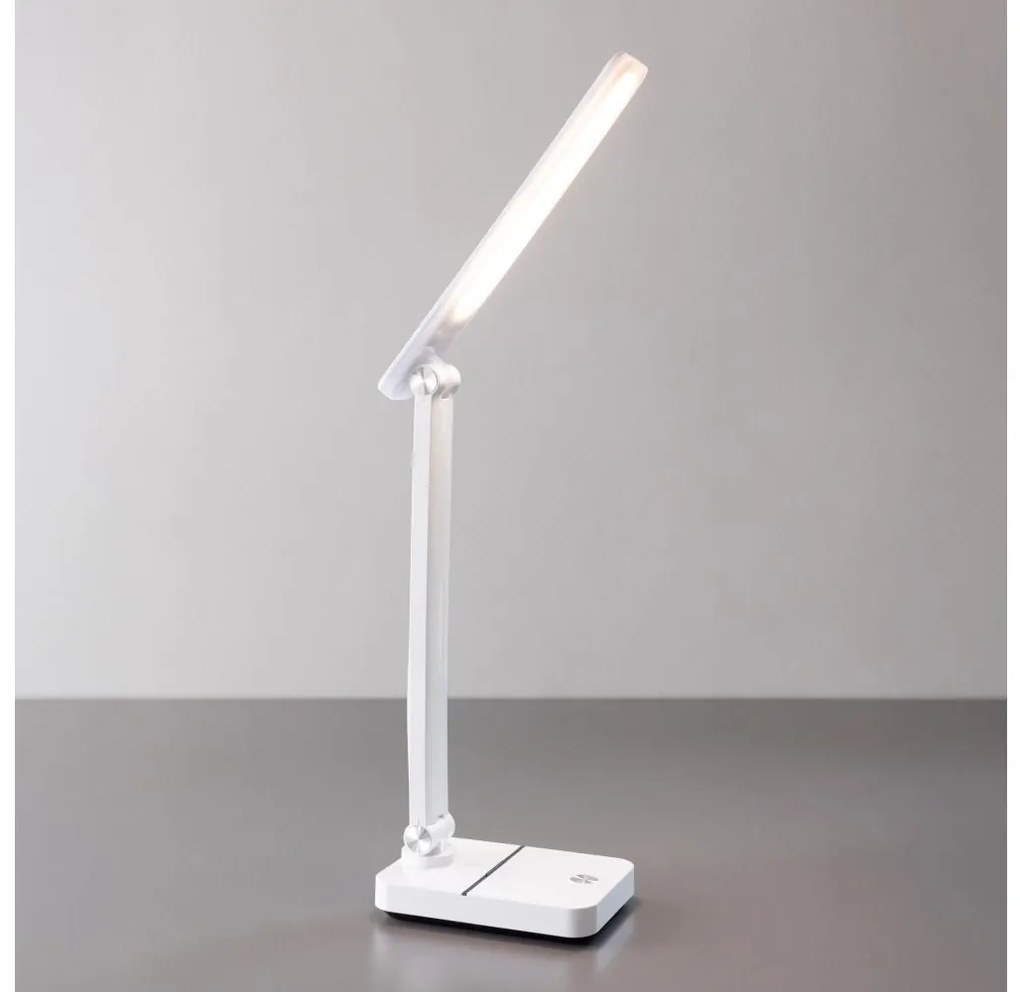Zuma Line 1949-WH-LED Nabíjecí stolní lampa LED/8W/1200 mAh 3000/4500/6000K bílá