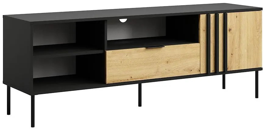 Tv stolek 1D1SZ Rimini 08 černá/artisan