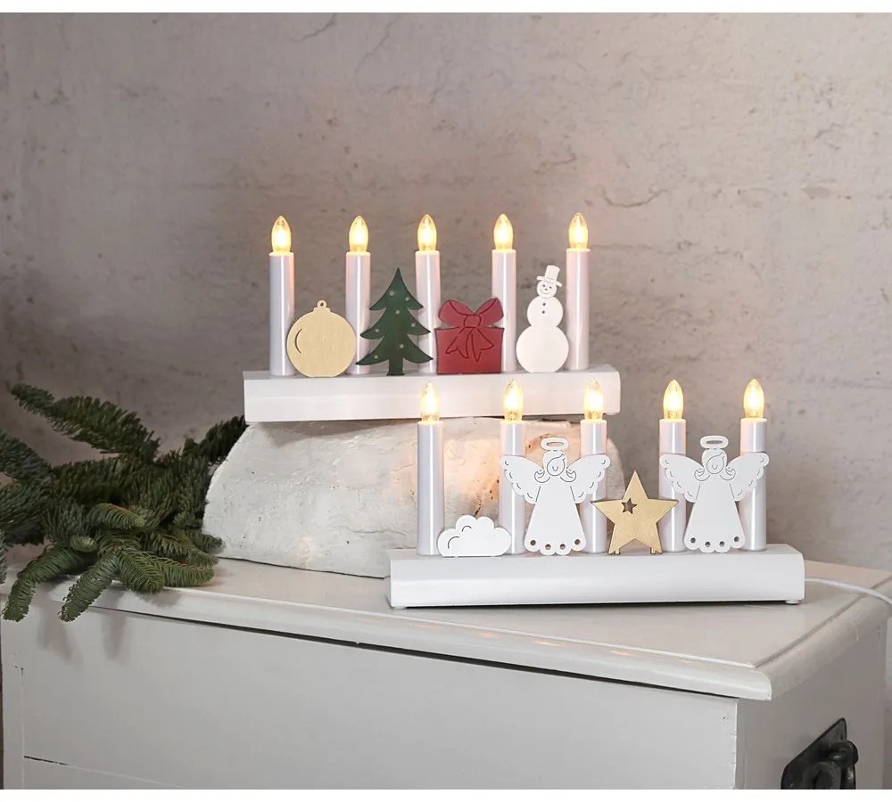 LED svícen do zásuvky (výška 15 cm) Julia – Star Trading