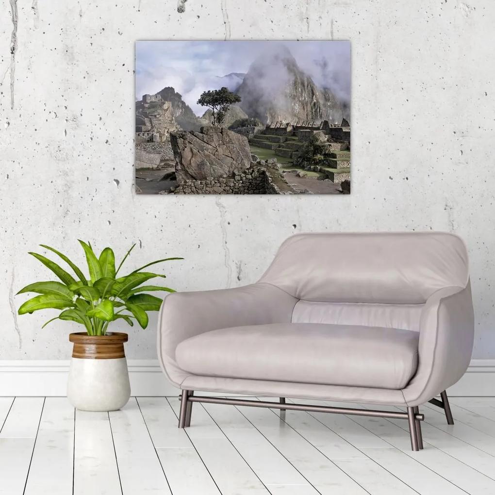 Skleněný obraz - Machu Picchu (70x50 cm)