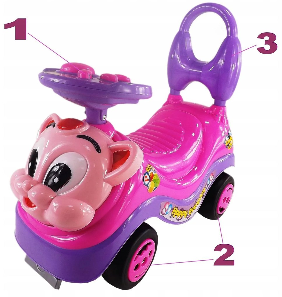 Ride pusher kitty sounds opěradlo 3312r