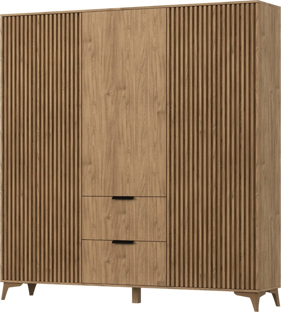 Šatní skříň Entsian 185 cm dub Artisan