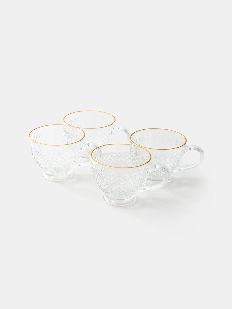 Sinsay - Skleněné hrnky 4 pack - clear