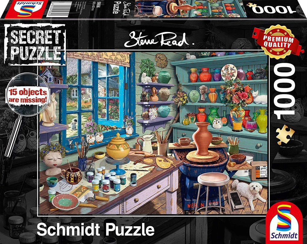 Puzzle schmidt secret puzzle hrnčířská dílna 1000 dílků