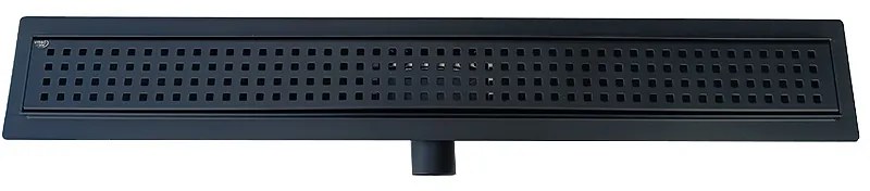 BPS-koupelny Sprchový odtokový žlab DL01 QUBE G3 HYD-2683 90 cm, černý