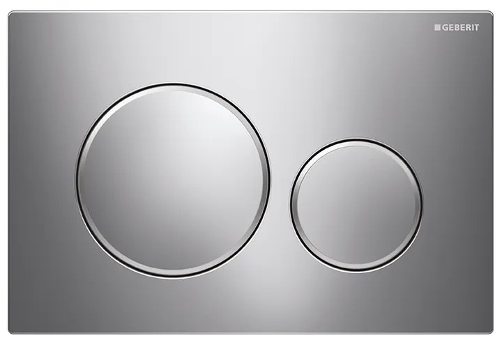 Geberit Sigma20 - Ovládací tlačítko Sigma20, lesklý chrom/matný chrom, 115.882.KH.1