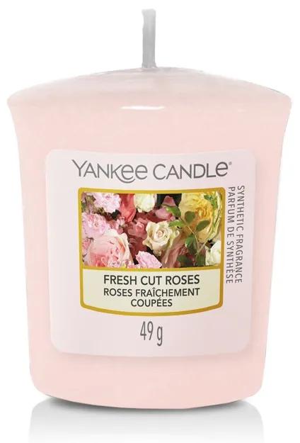 Yankee Candle Vonná Svíčka Votivní Fresh Cut Roses, 49 g