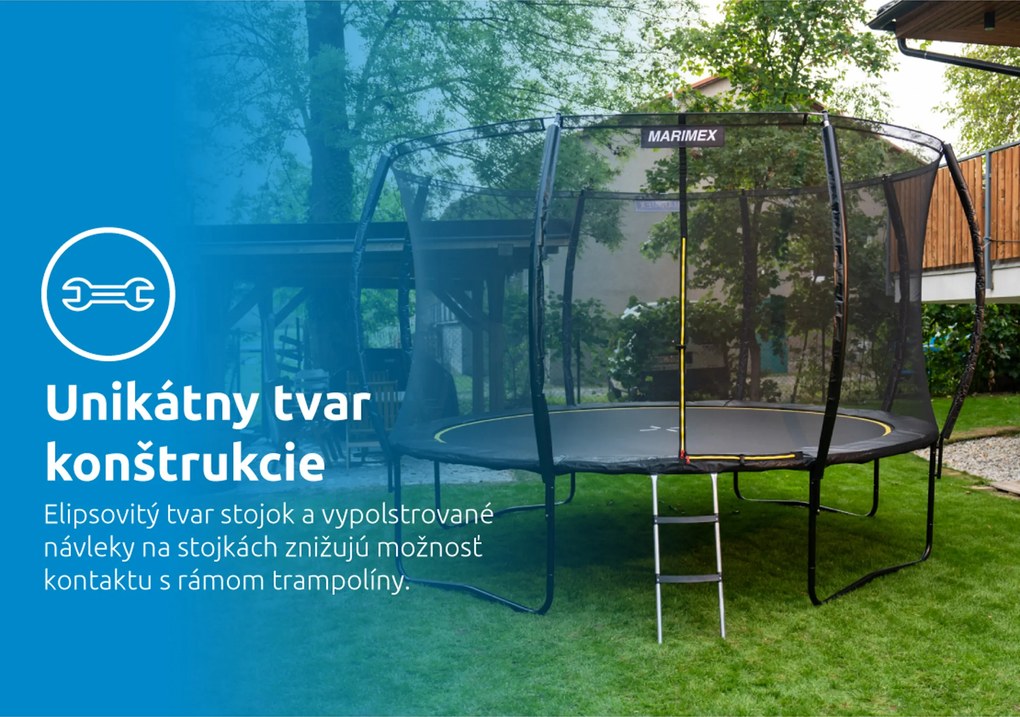 Marimex Comfort 366 cm + ochranná síť + schůdky