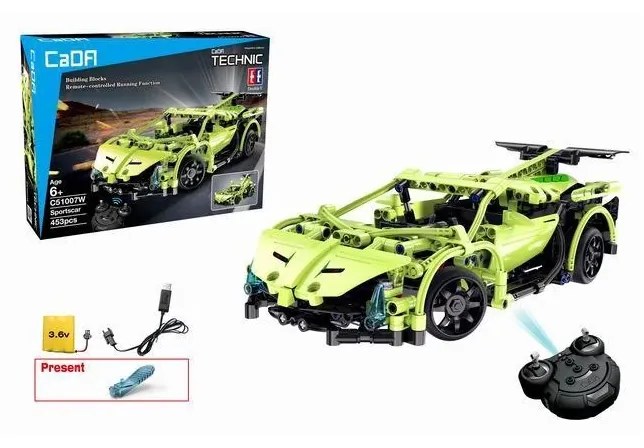 Stavebnice technic R/C sportovní auto na dálkové ovládání