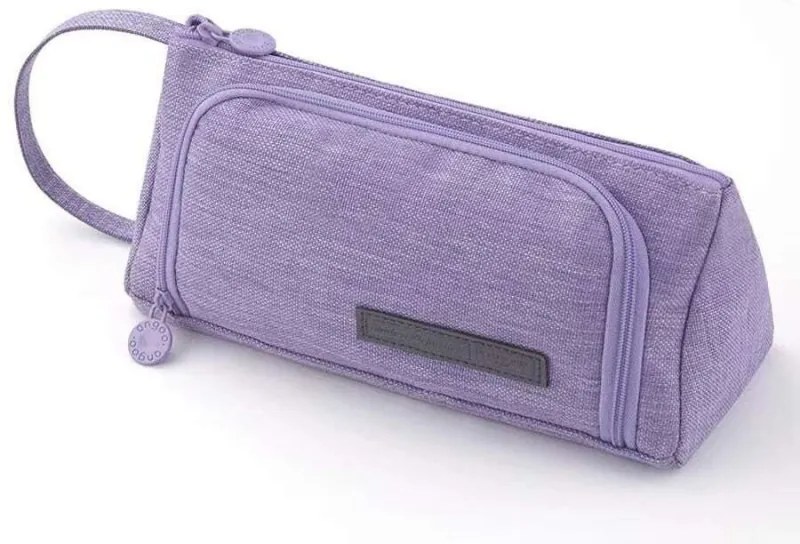 Flamenco Mystique Multifunkční velký penál v fialové barvě, 100% polyester, rozměry 21 x 10,5 x 8,5 cm