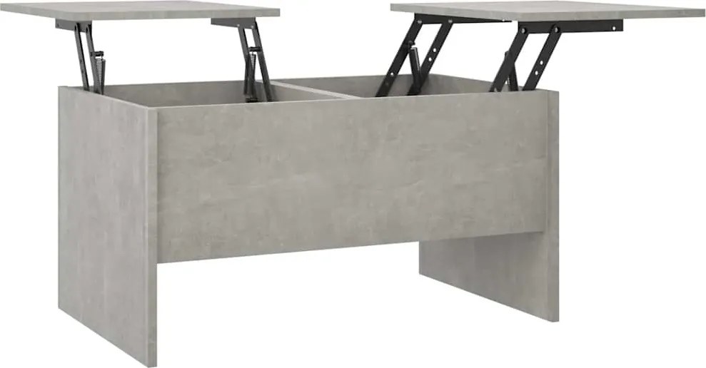 vidaXL Konferenční stolek 80 x 50 x 42,5 cm kompozitní dřevo [809732] Barva: bílá s vysokým leskem