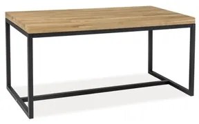 Konferenční stolek LORAS B černá/dub