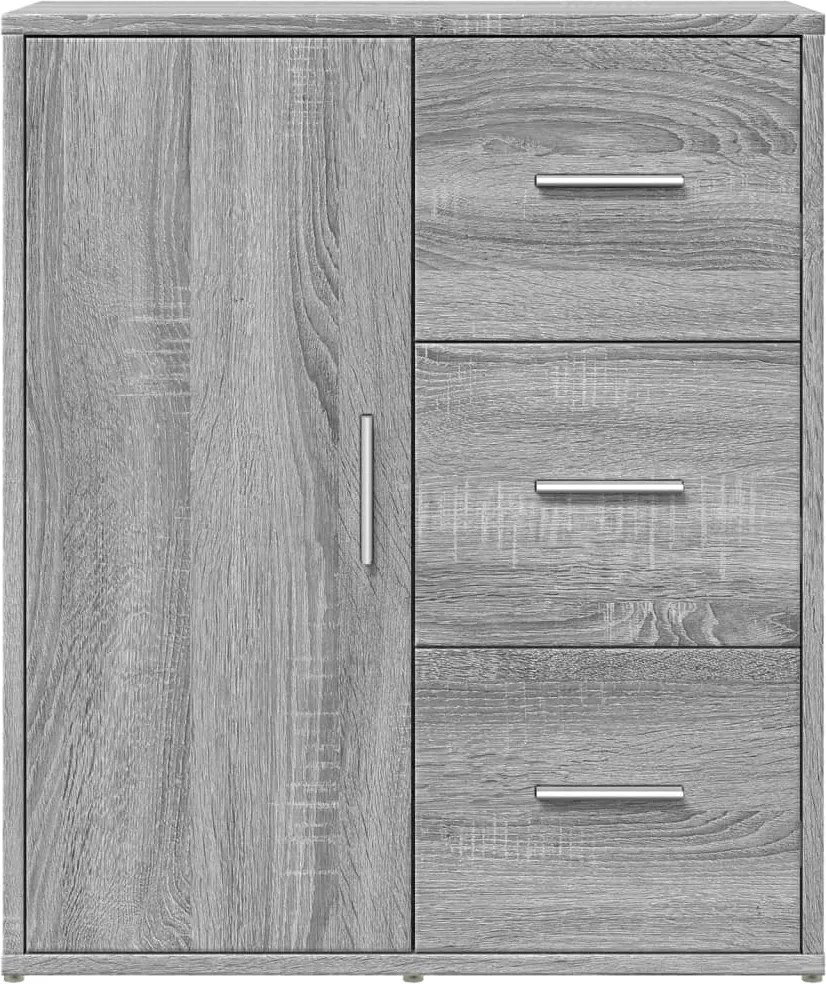 Příborníky 2 ks šedé sonoma 60 x 31 x 70 cm kompozitní dřevo 3276558