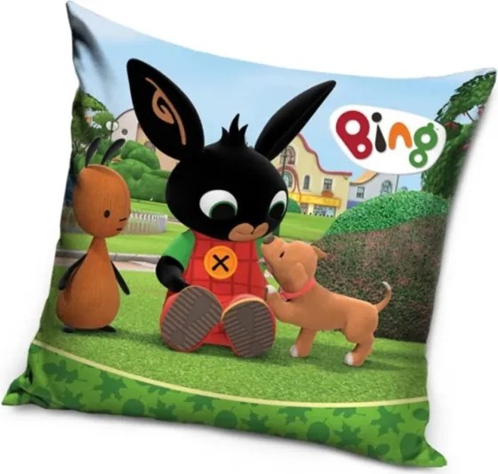 Carbotex Povlak na polštář Zajíček Bing Psí kamarád 40x40 cm