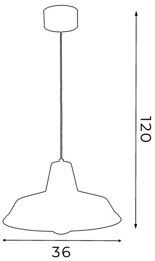 Lustr na lanku CLASS 1xE27/15W/230V červená