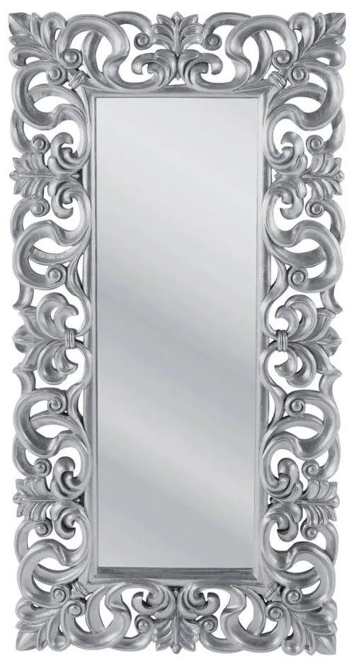 Zrcadlo ve stříbrné barvě Kare Design Baroque, výška 180 cm