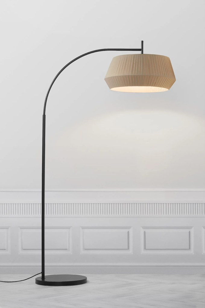 Nordlux Dicte  , stojací lampa kov, textil IP20 Varianta: béžová