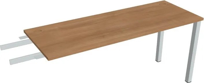 Hobis Kancelářský stůl řetězící do úhlu Hobis UE 1600RU, deskaakát, bílá RAL 9016