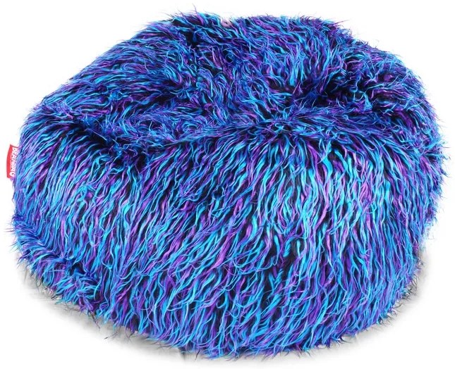 Beanbag Sedací pytel Shaggy Multicolor blue-black-purple