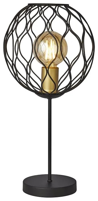 SEARCHLIGHT Netradiční stolní lampa Finesse EU4508BK
