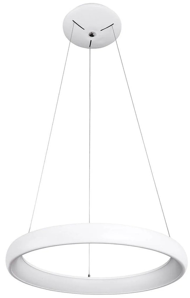 LED závěsné svítidlo ALESSIA, bílé, 40W Italux Alessia 5280-840RP-WH-3