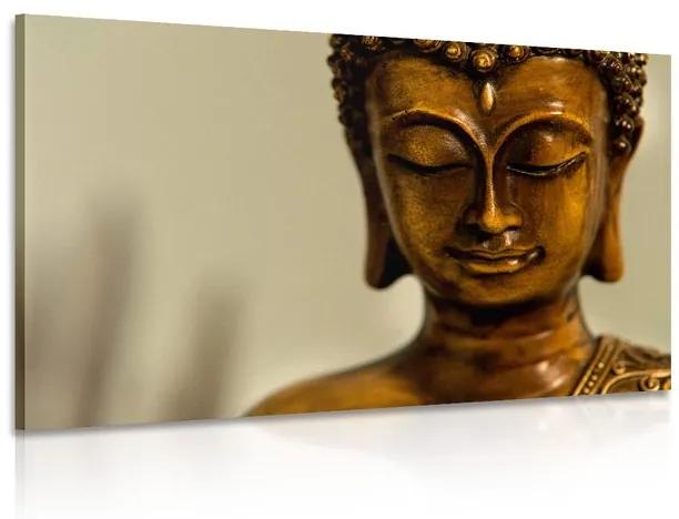 Obraz bronzová hlava Budhy Varianta: 60x40