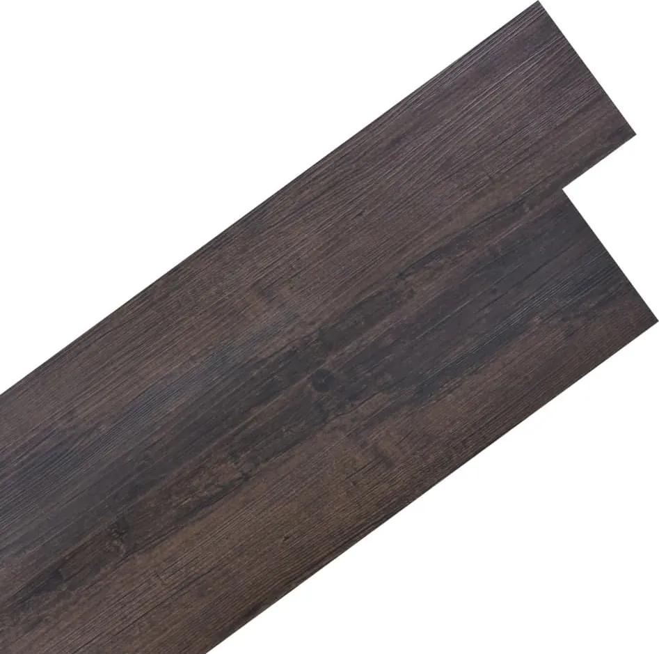 vidaXL Podlahová krytina PVC 5,02 m² 2 mm samolepicí [146601] Barva: Tmavě šedá