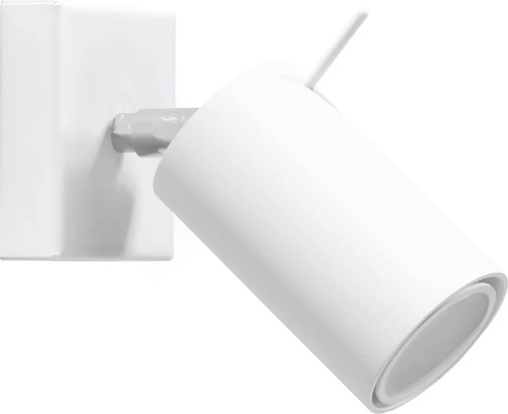 Sollux Lighting Nástěnné svítidlo RING bílé