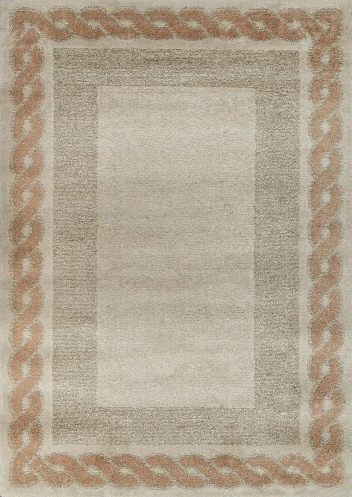 JUTEX Kusový koberec VIRGINIA 73403 261 béžový BARVA: Béžová, ROZMĚR: 80x150 cm