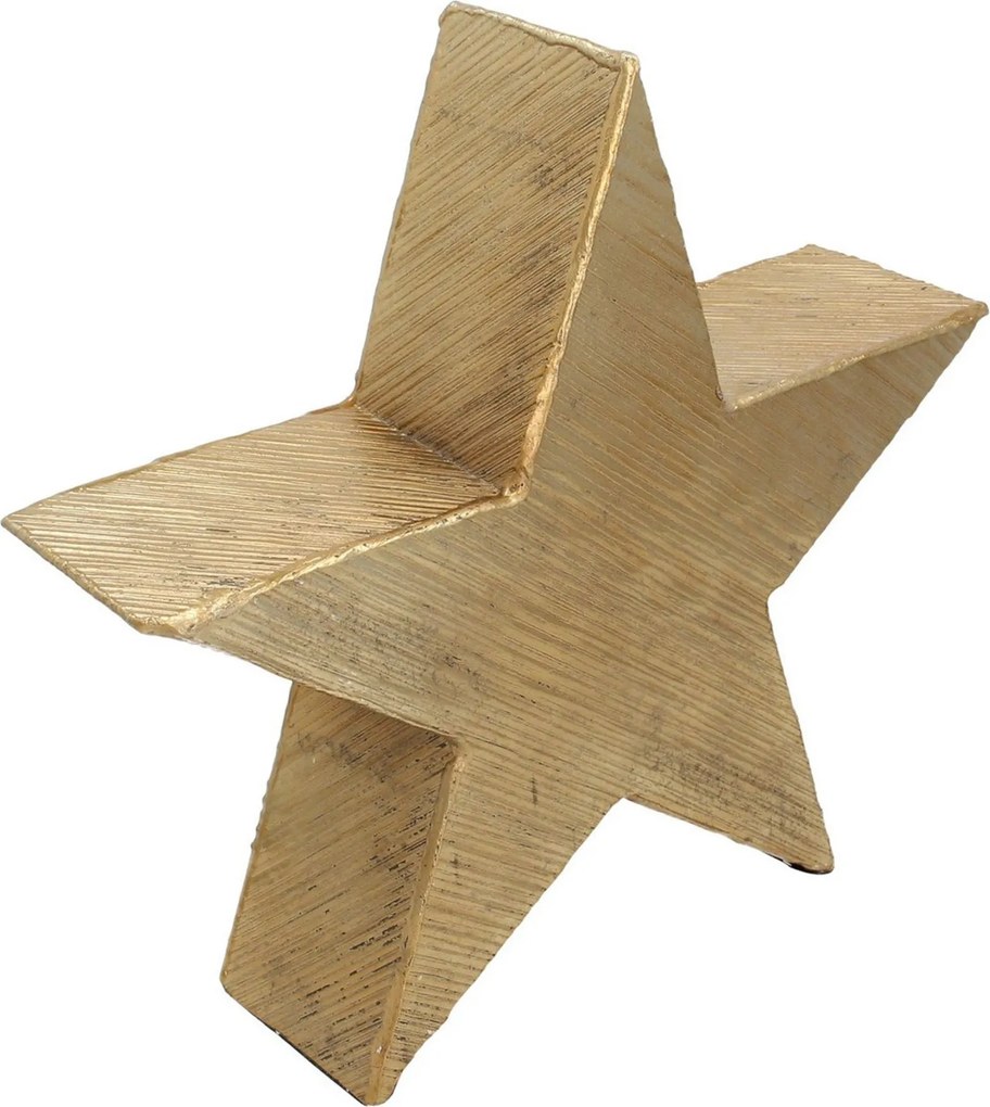 Dekorace Gold Star 32cm